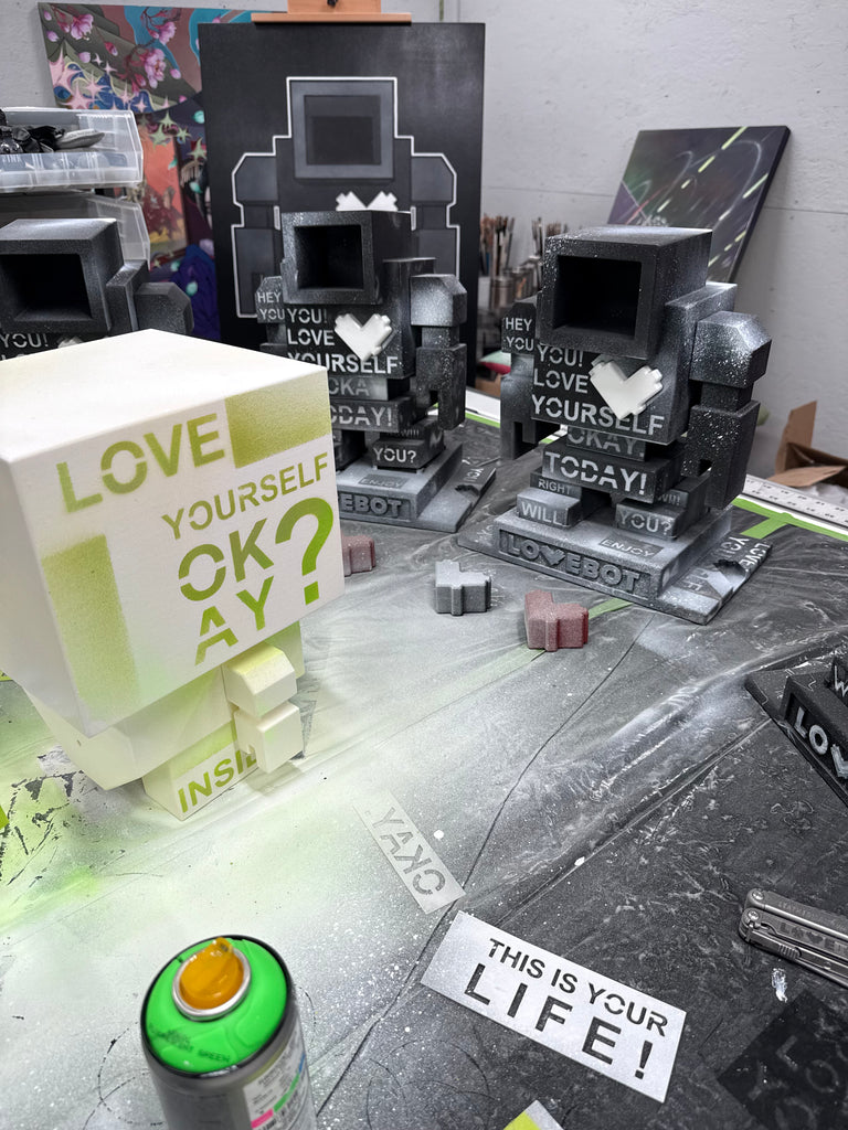 2ft Solid Concrete Lovebot - MARK II / Model 2 | Lovebot