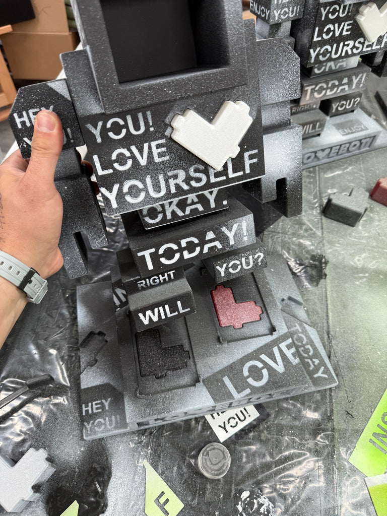 2ft Solid Concrete Lovebot - MARK II / Model 2 | Lovebot