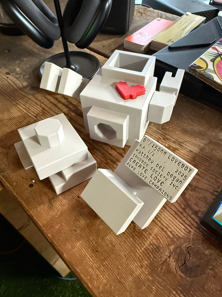 2ft Solid Concrete Lovebot - MARK II / Model 2 | Lovebot